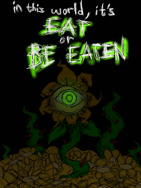 Horrortale Flowey - ibisPaint