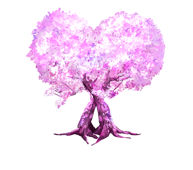 🌸Fantasy pink tree - ibisPaint