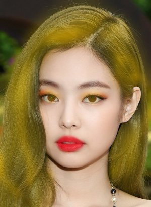 Jennie golden hair - ibisPaint