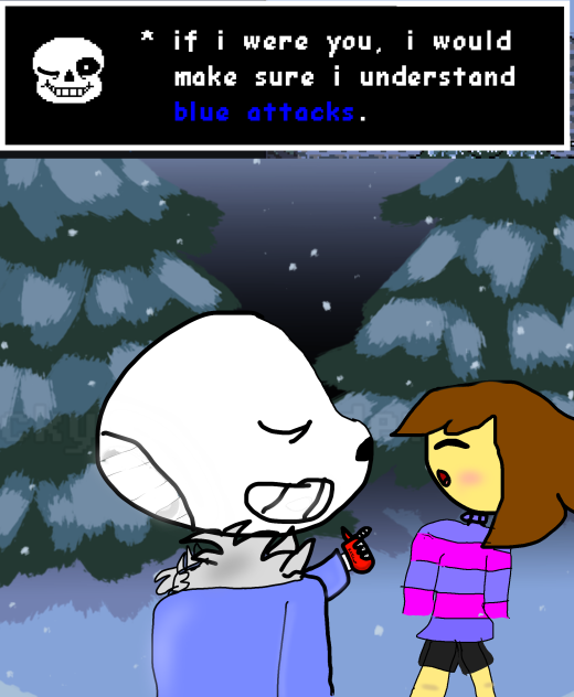Sans and frisk - ibisPaint