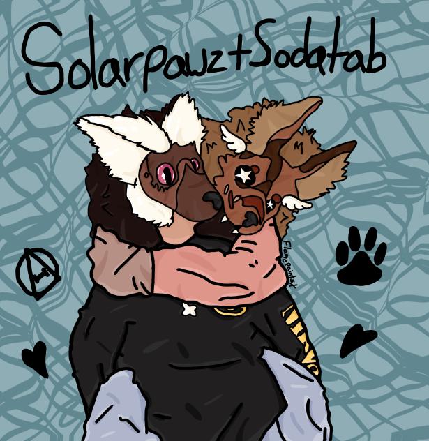 SODATAB AND SOLARPAWZ! - ibisPaint