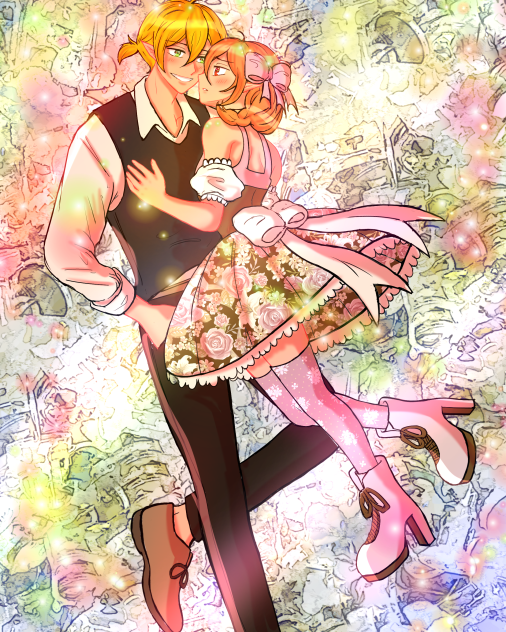 Couple 3 peach girl 2 - ibisPaint
