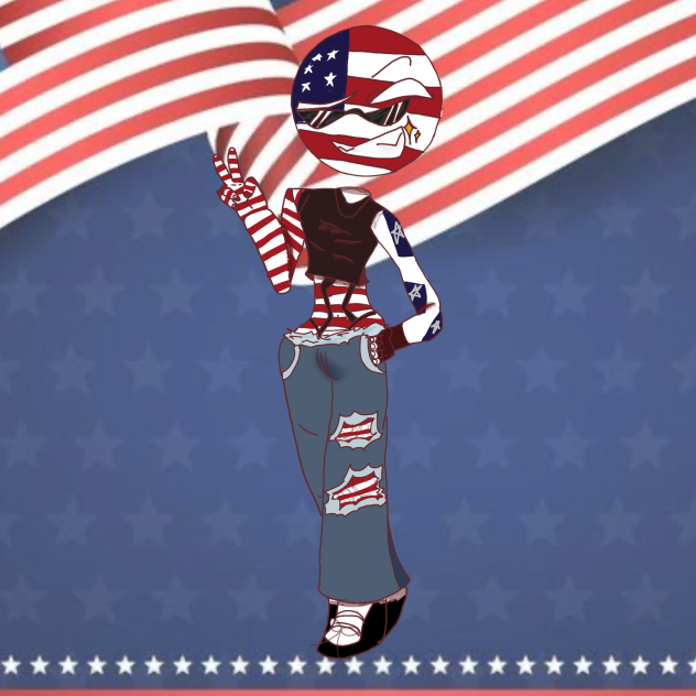 Countryhumans America - ibisPaint