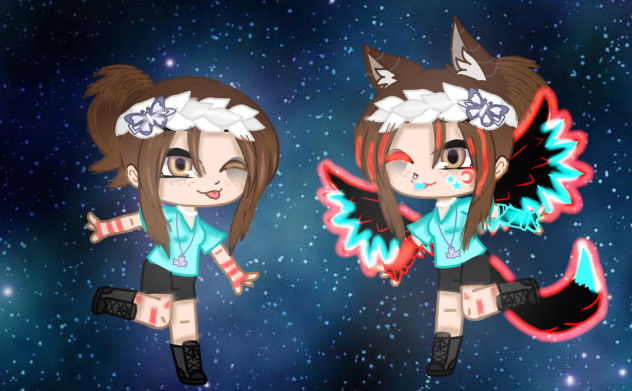 me irl & me elemental ver - ibisPaint