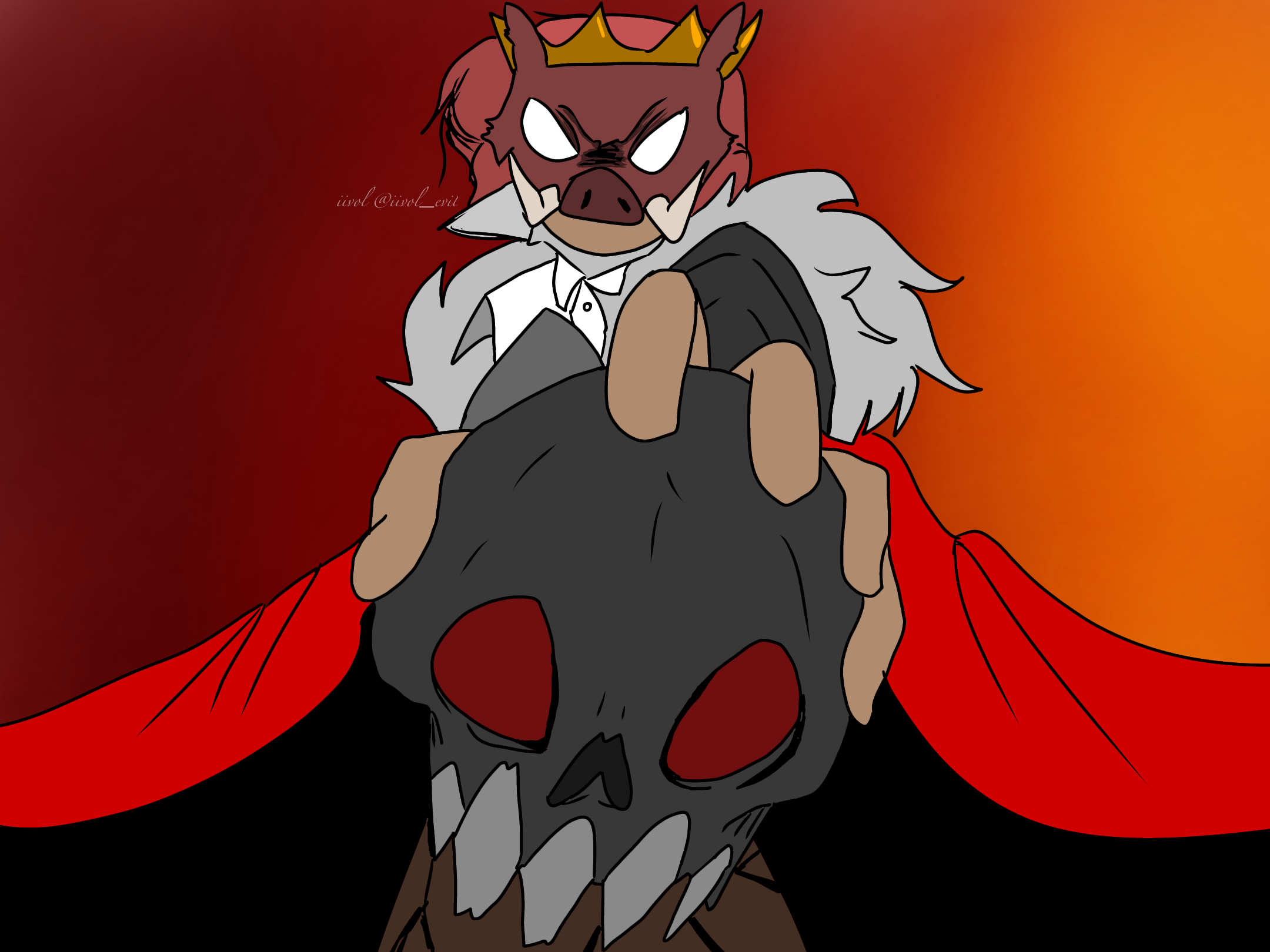 Technoblade (sad-ist animation) - ibisPaint