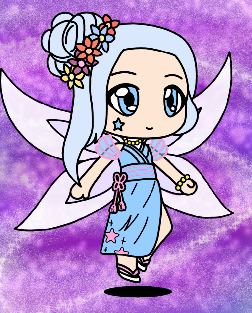 Gatcha life fairy - timelapse - ibisPaint