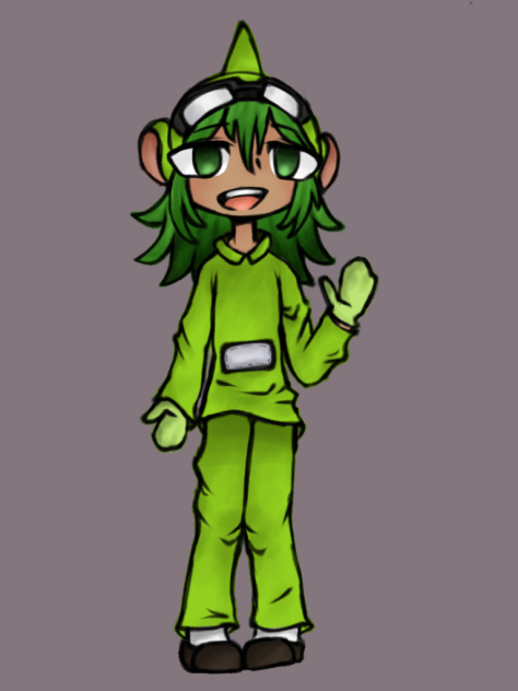 teruya cosplaying a teletubby (SDRA2) - ibisPaint