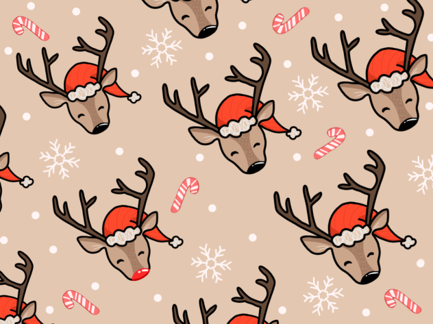 Reindeer wallpaper - ibisPaint