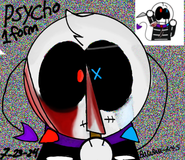 Psycho drawing, this is not my art! - ibisPaint