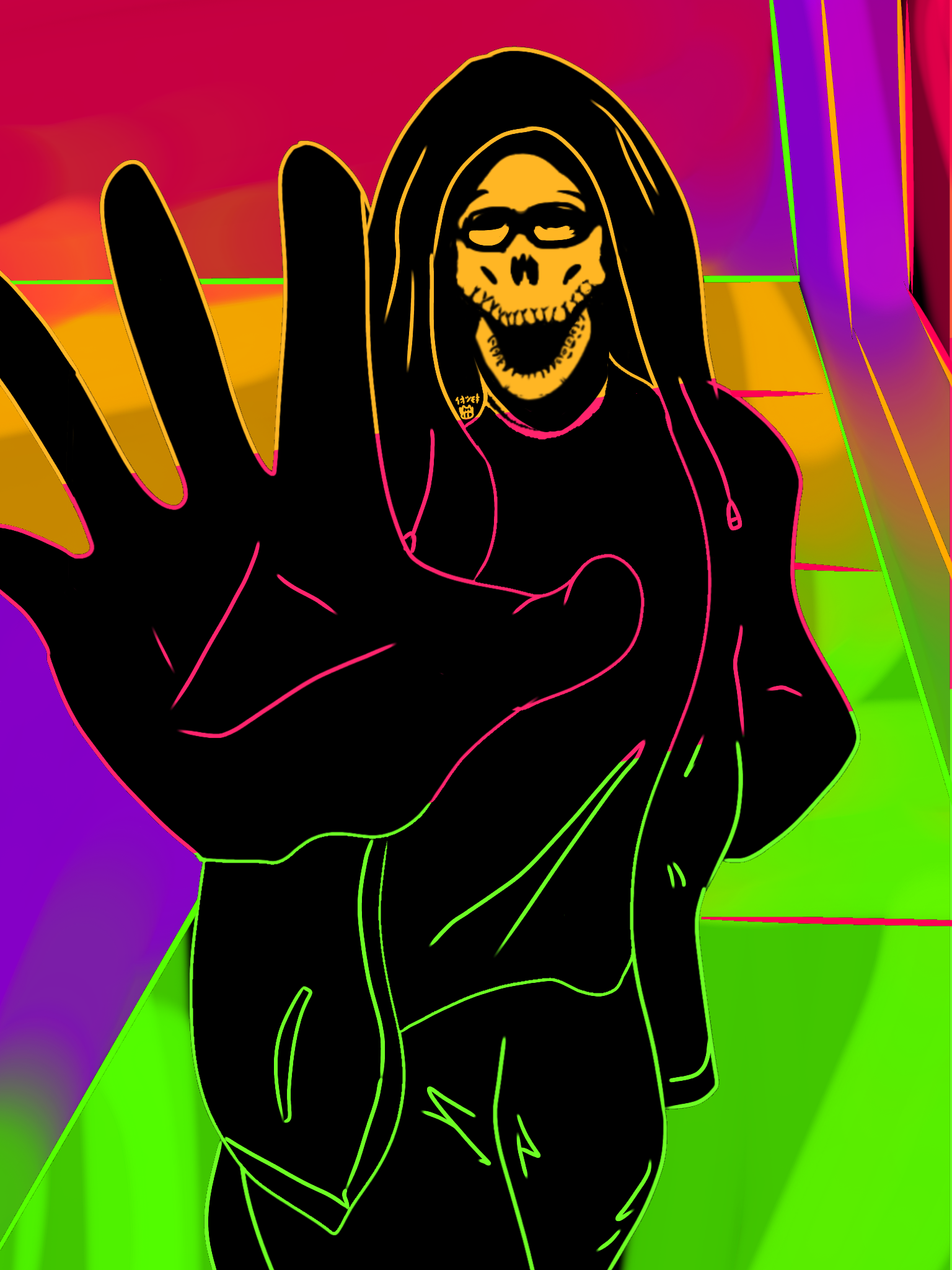 Grim Reaper Paparazzi - ibisPaint