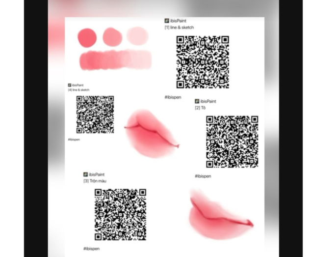 lip brushes - ibisPaint