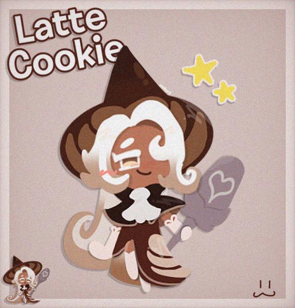 latte cookie - ibisPaint