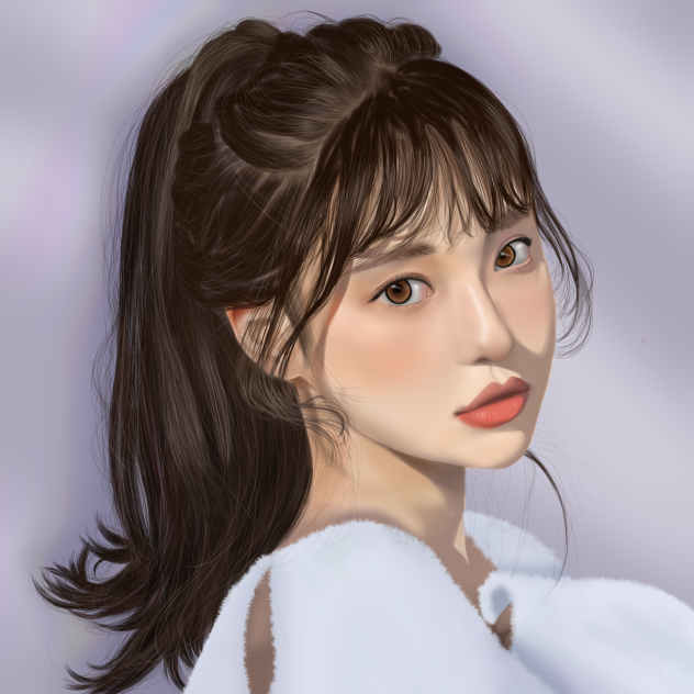 Semi realistic girl - ibisPaint