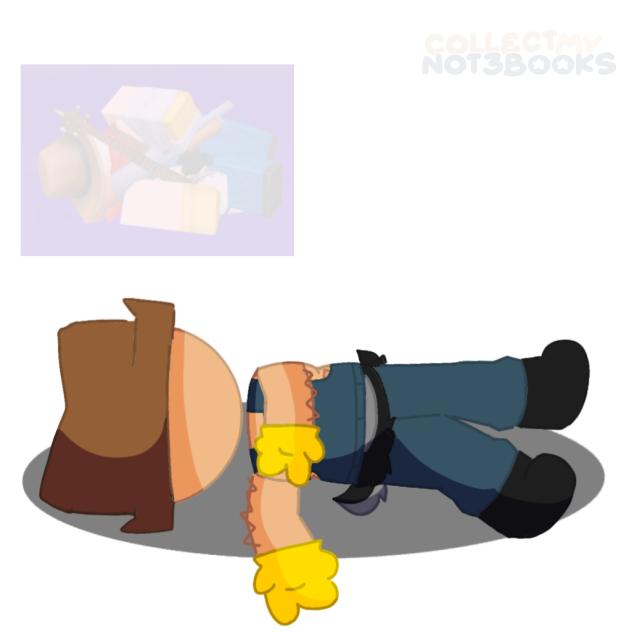 Cleetus does the family guy death pose - ibisPaint