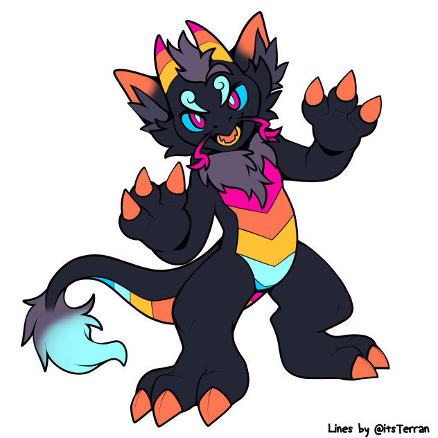 Black light dragon - ibisPaint