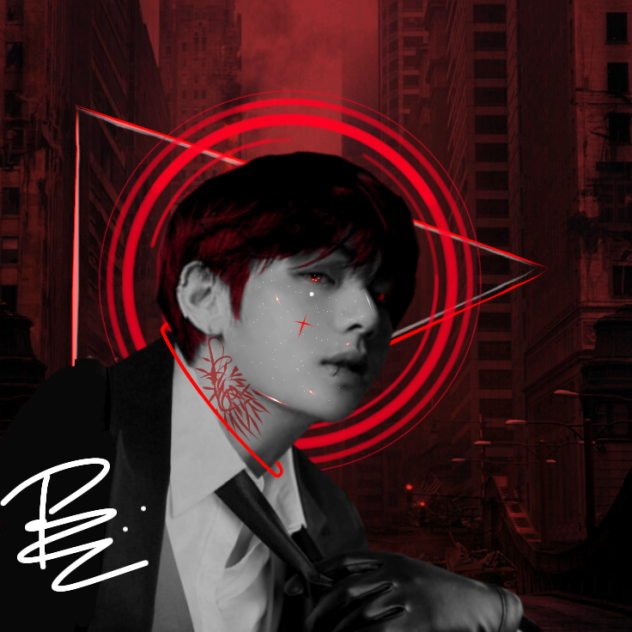 Taehyung dark red 🌚 - ibisPaint
