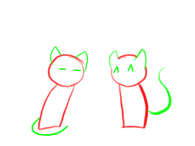 Two little cats 🐱 - ibisPaint