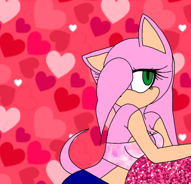 Just Chillin' Amy The Sweet HedgeHog - ibisPaint