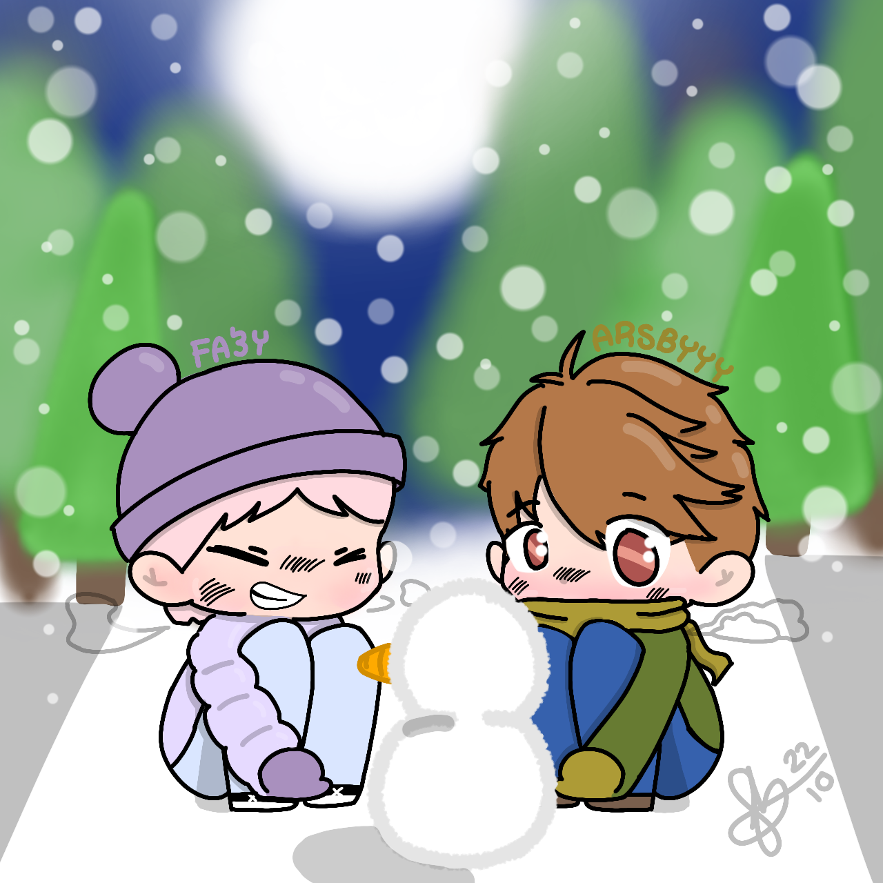 First Snow - ibisPaint