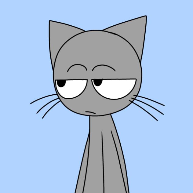 Stupid cat animation - ibisPaint