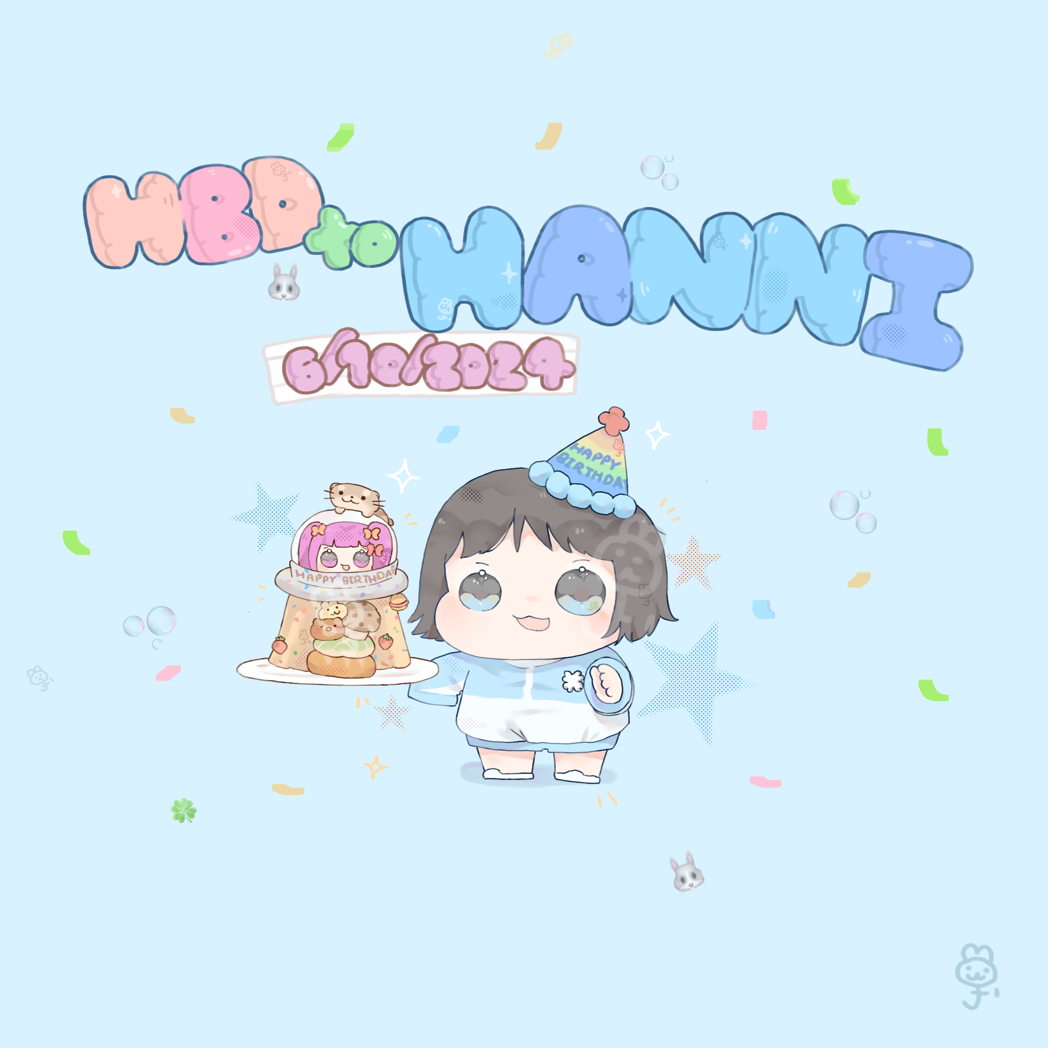 HBD Hanni Newjeans!🎂🫧 - ibisPaint