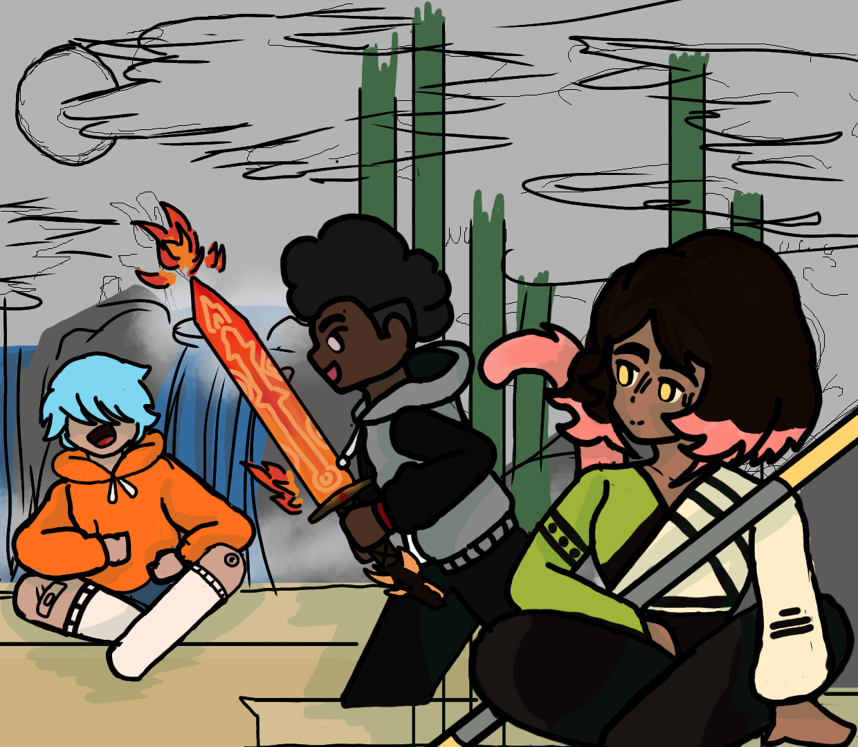 flaming spirit - ibisPaint