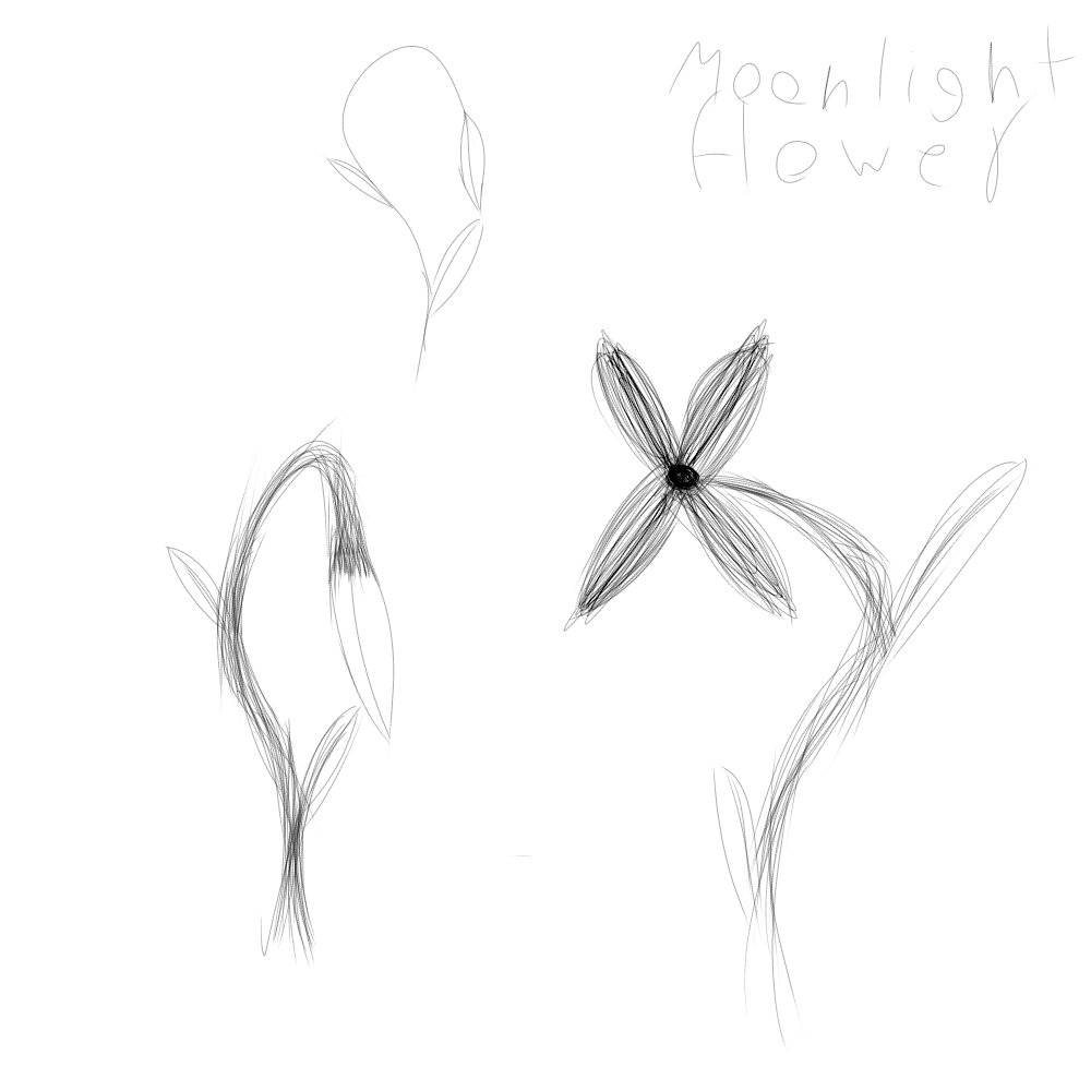 Moon Light Flower - ibisPaint