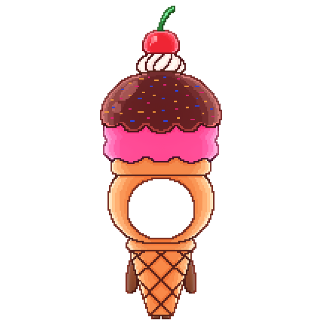 ice cream costume (pixel) - ibisPaint