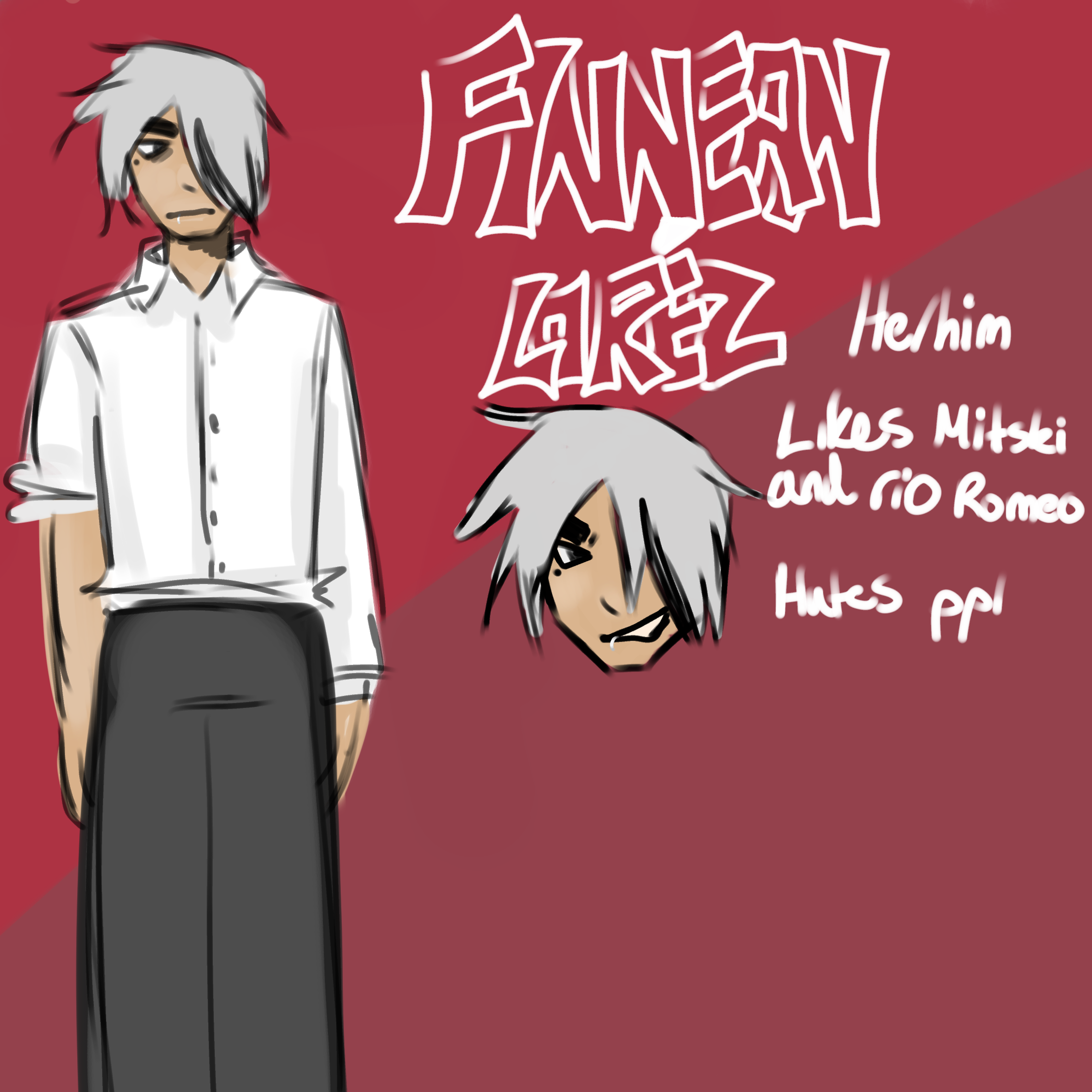 character for my current comic - ibisPaint