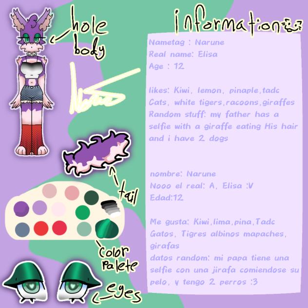 Me, ref sheet - ibisPaint