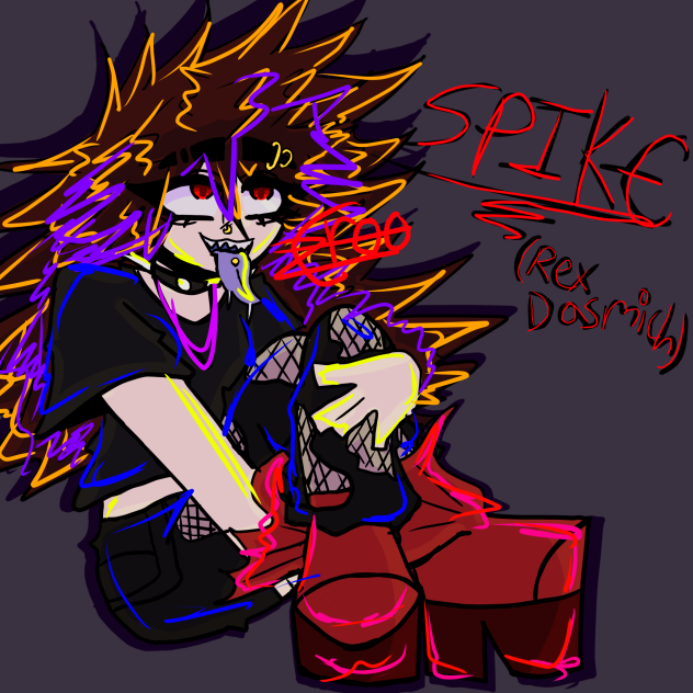 Spike (Oc, please don't copy or redraw) - ibisPaint