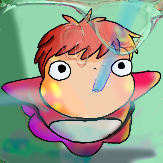 Ponyo in a bucket - ibisPaint