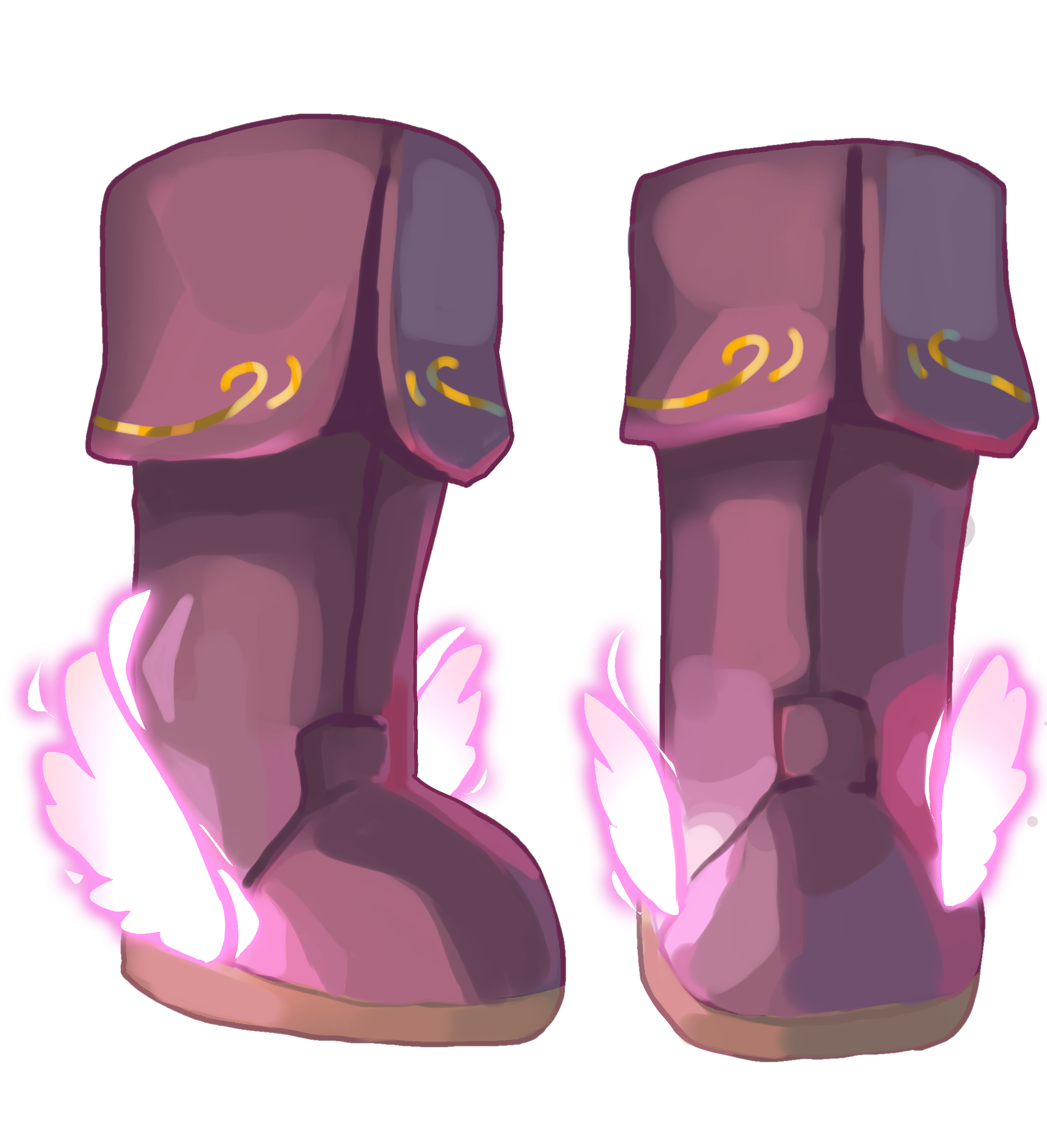 winged boots - ibisPaint