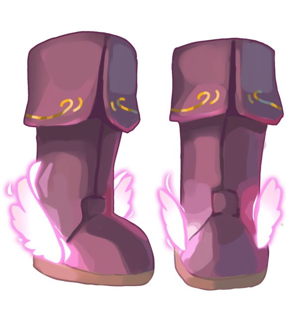 winged boots - ibisPaint