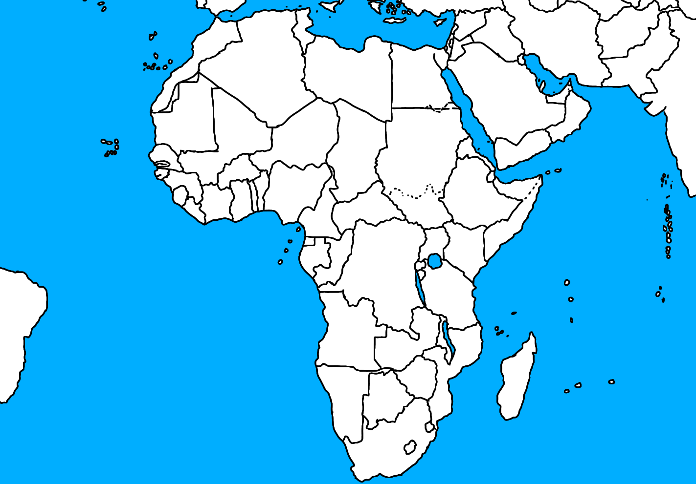 Africa map 🌍 - ibisPaint