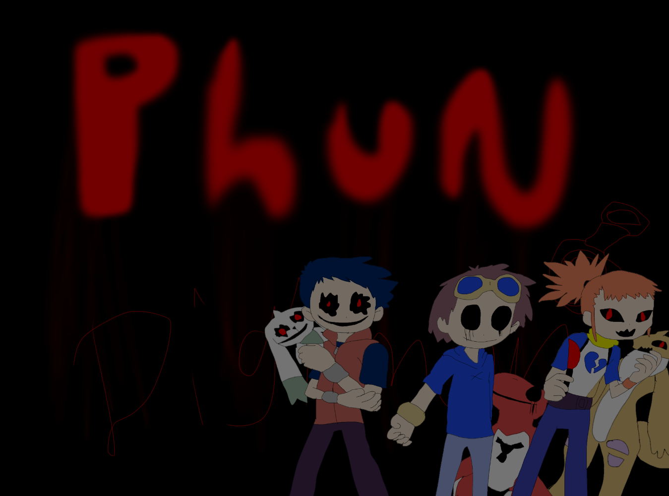 Scary digimon tamers- speedpaint - ibisPaint