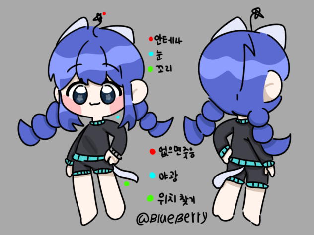 캐릭터 설정표 2023 - ibisPaint