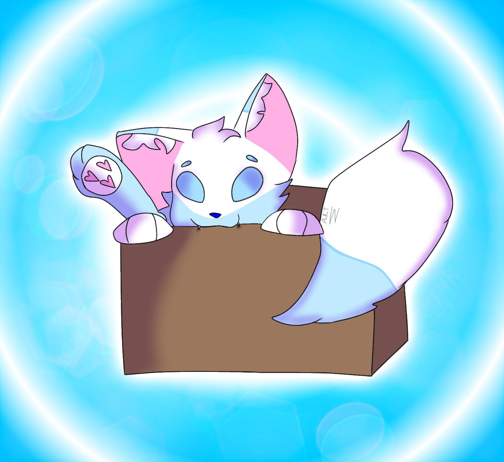 Huniko in a box - ibisPaint