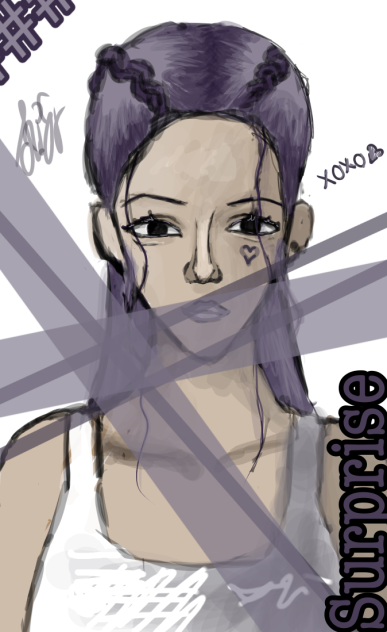 Purple Hair - ibisPaint