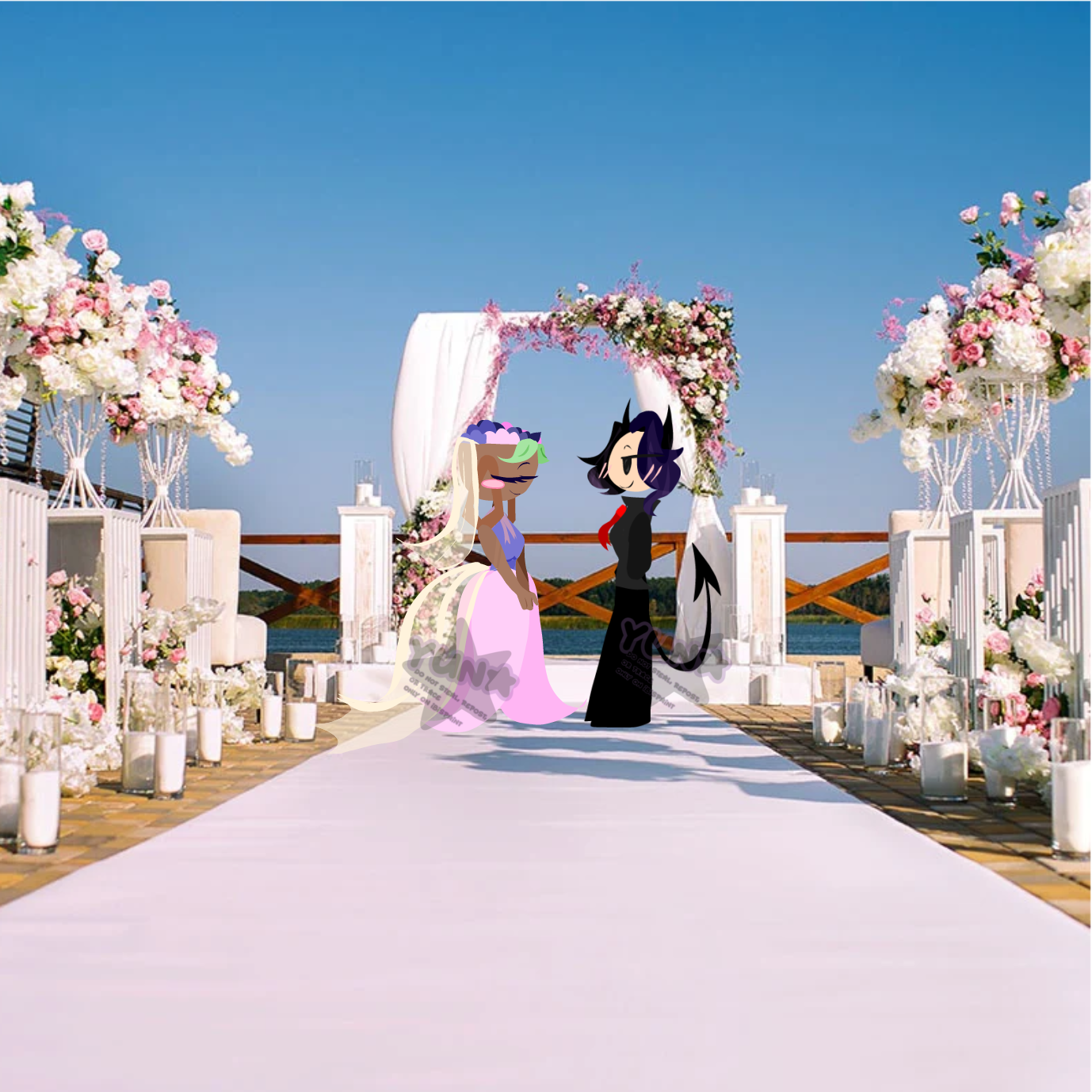 Me and Bassie wedding - ibisPaint