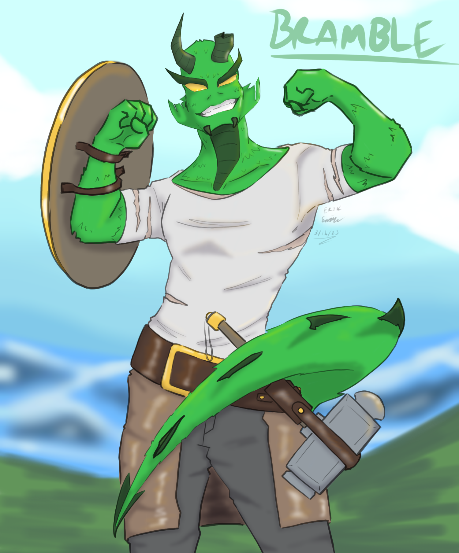 Bramble (dragonborn) - ibisPaint