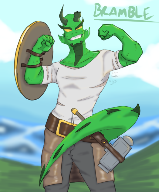 Bramble (dragonborn) - ibisPaint