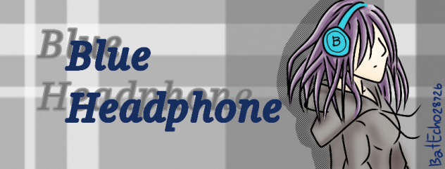 Blue Headphone - ibisPaint