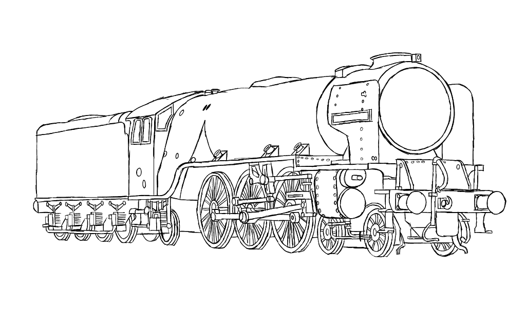 Lner A2 peppercorn “Blue Peter” - ibisPaint