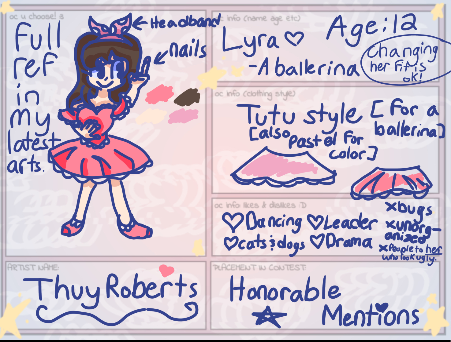 Nora's reward sheet! - ibisPaint