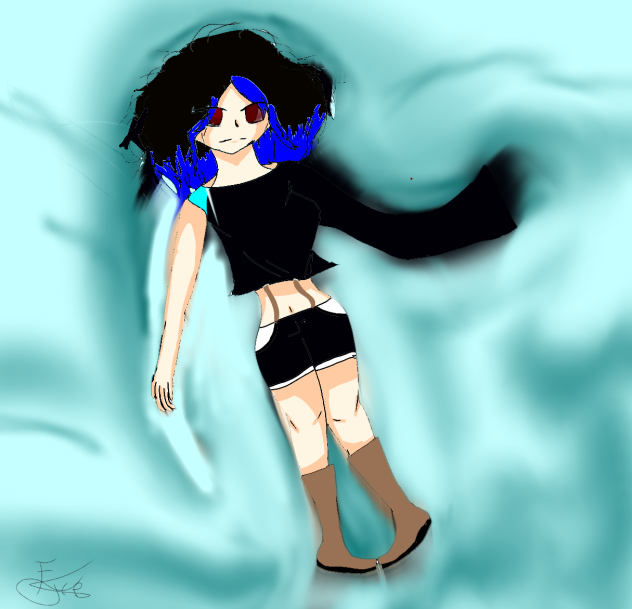 Aura and the Ocean - ibisPaint
