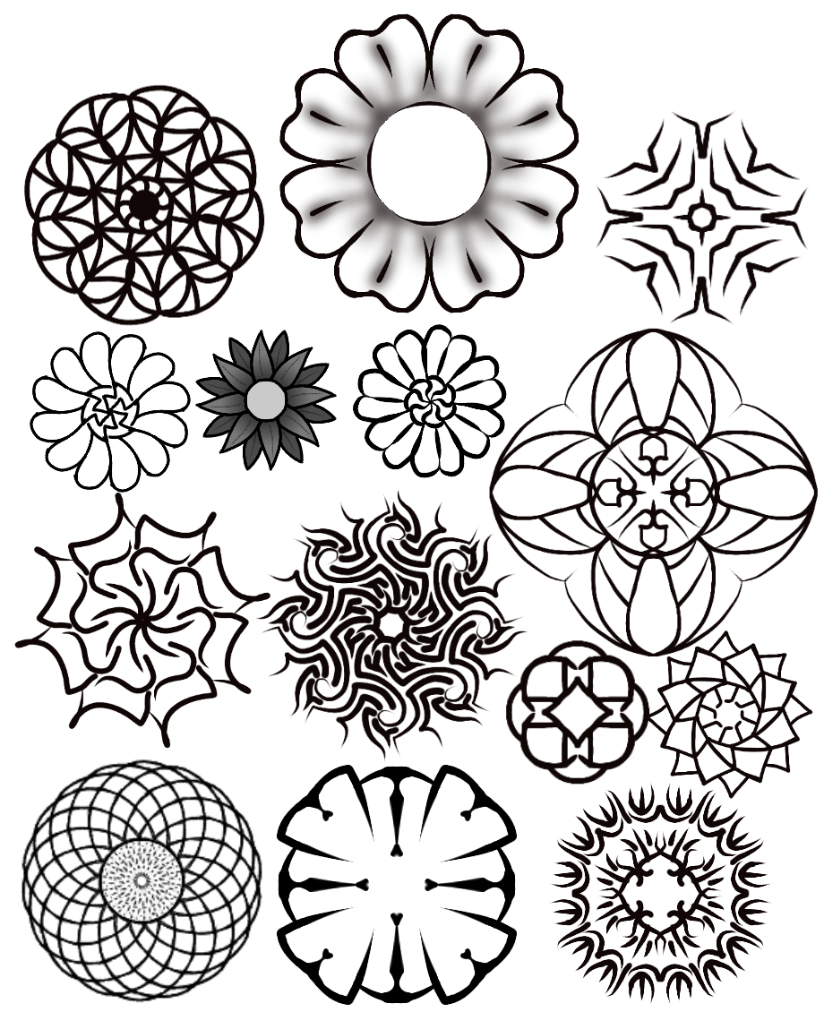 random flowers that i made - ibisPaint