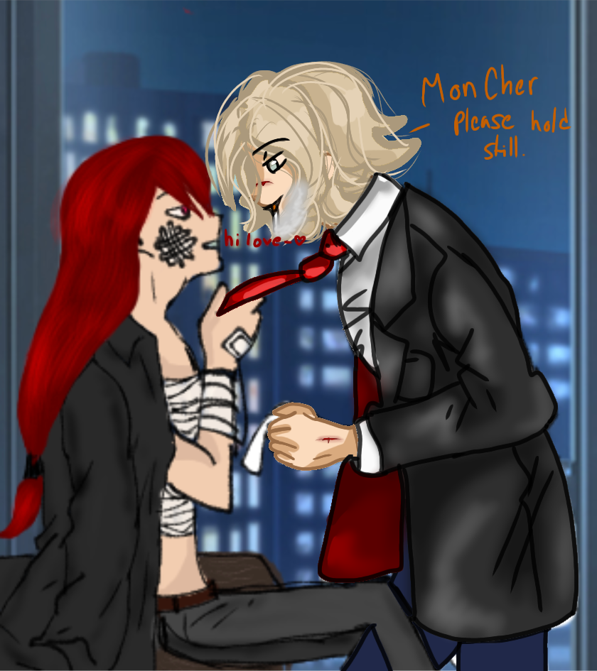 Mafia bosses Collab (⁠ ⁠ꈍ⁠ᴗ⁠ꈍ⁠) - ibisPaint