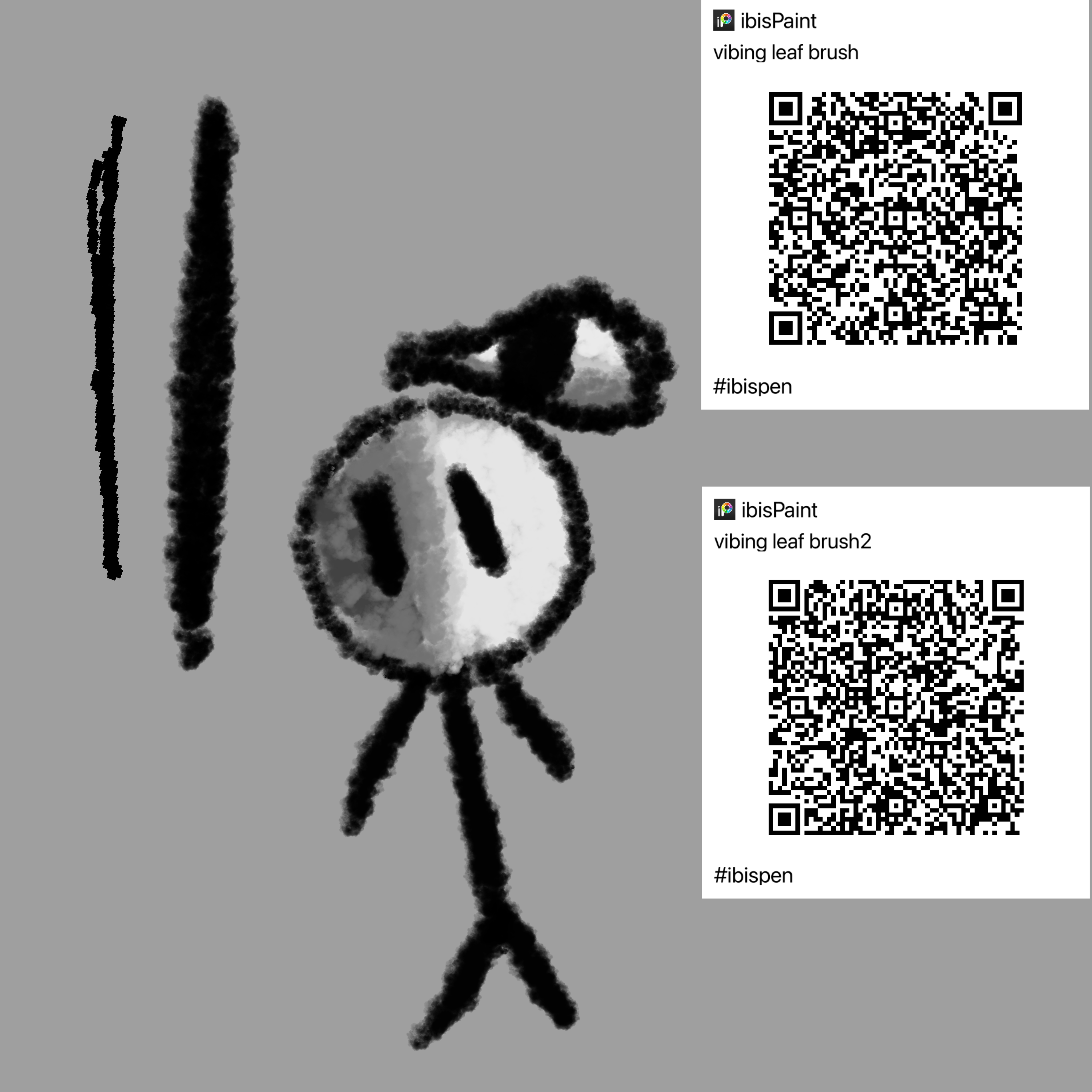 Vibing leaf brush packs - ibisPaint