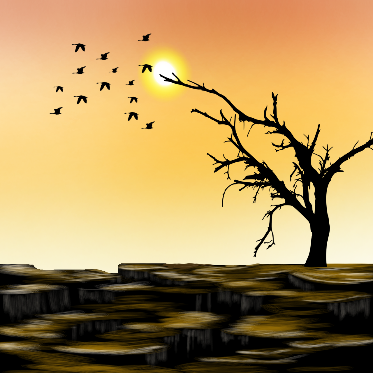 Desert Evening - ibisPaint